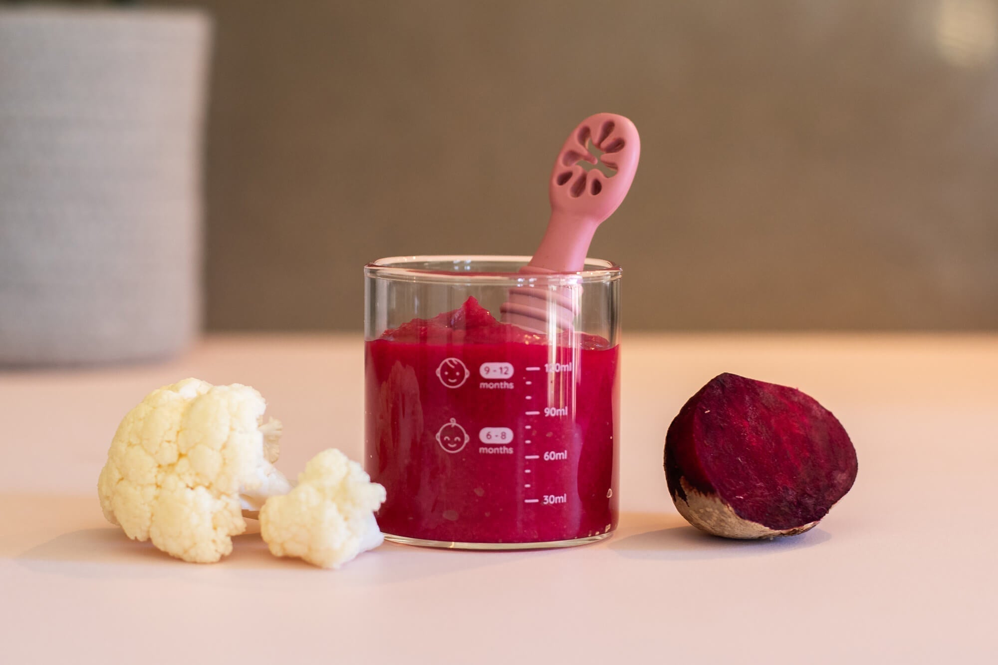 Cauliflower & Beetroot Purée – Kiddo Kitchen